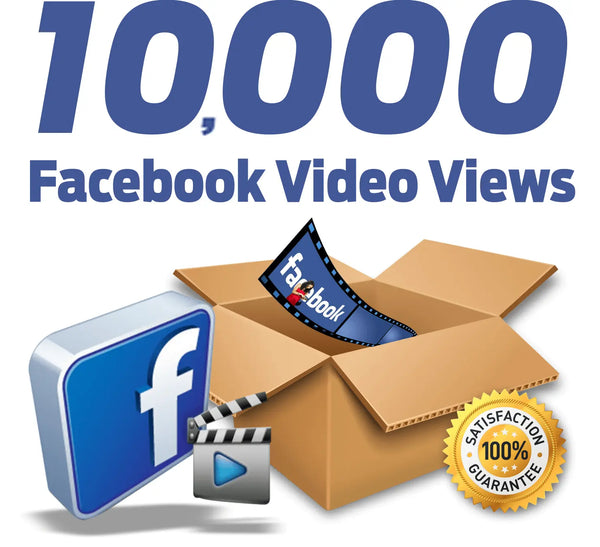 Buy 10,000 Facebook Video Views Delivered Fast