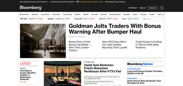 Press/Article on Bloomberg.com